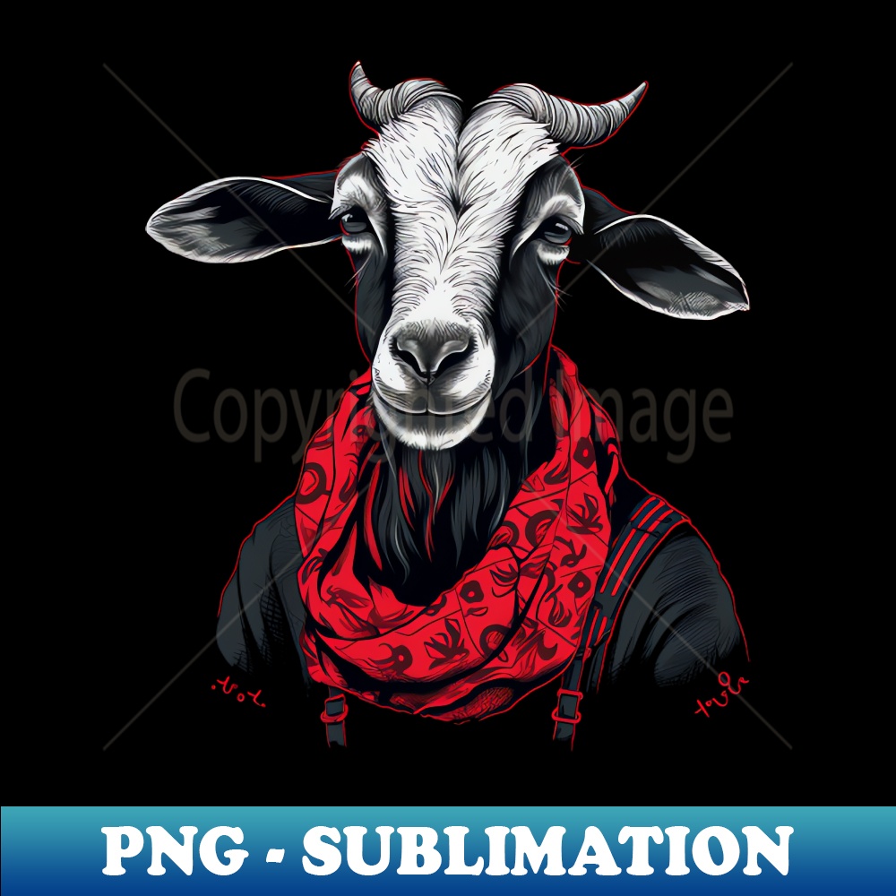 Goat with bandana - PNG Sublimation Digital Download - Perfe | Inspire ...