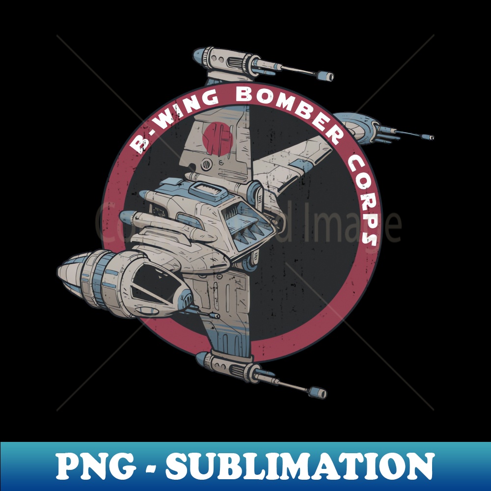 B-Wing Bomber Corps - PNG Transparent Sublimation File - Bri | Inspire ...