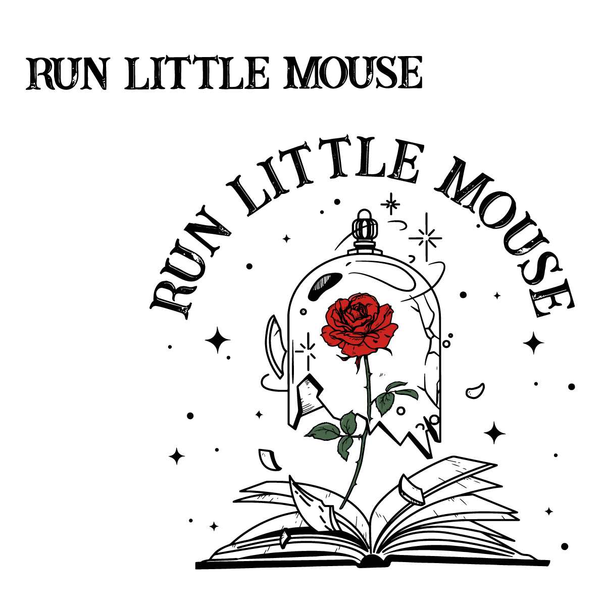 Run Little Mouse Haunting Adeline SVG Cutting Digital File - Inspire Uplift
