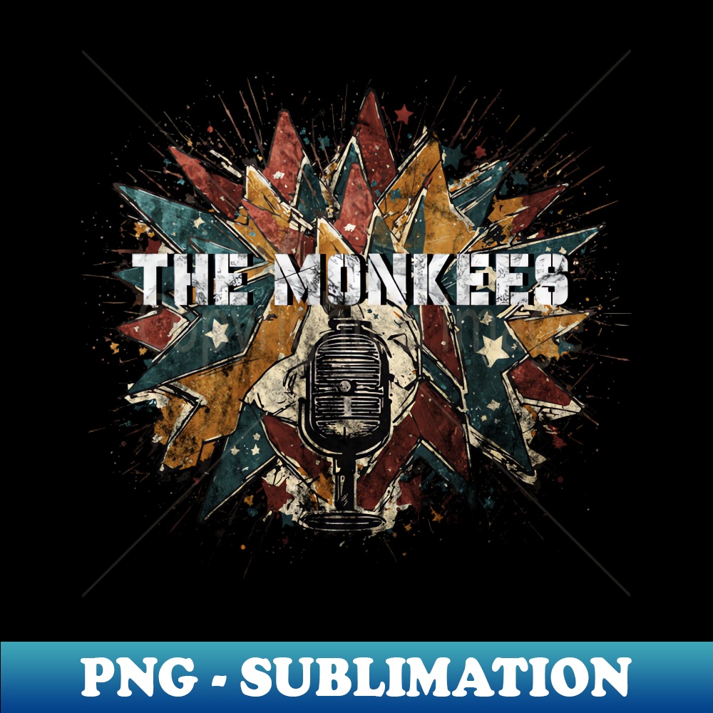Retro Star - The Monkees - PNG Transparent Digital Download | Inspire ...