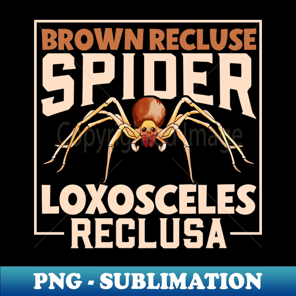 Brown recluse spider - PNG Transparent Sublimation File - Un | Inspire Uplift