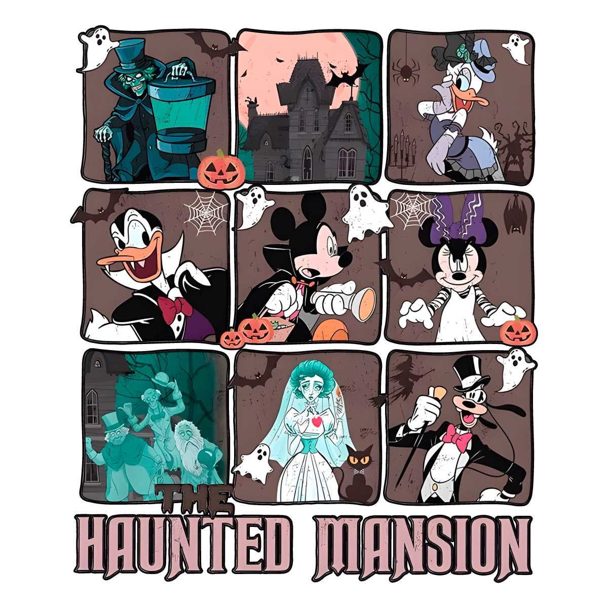 Vintage Horror Mouse Cartoon The Haunted Mansion PNG Downloa | Inspire ...