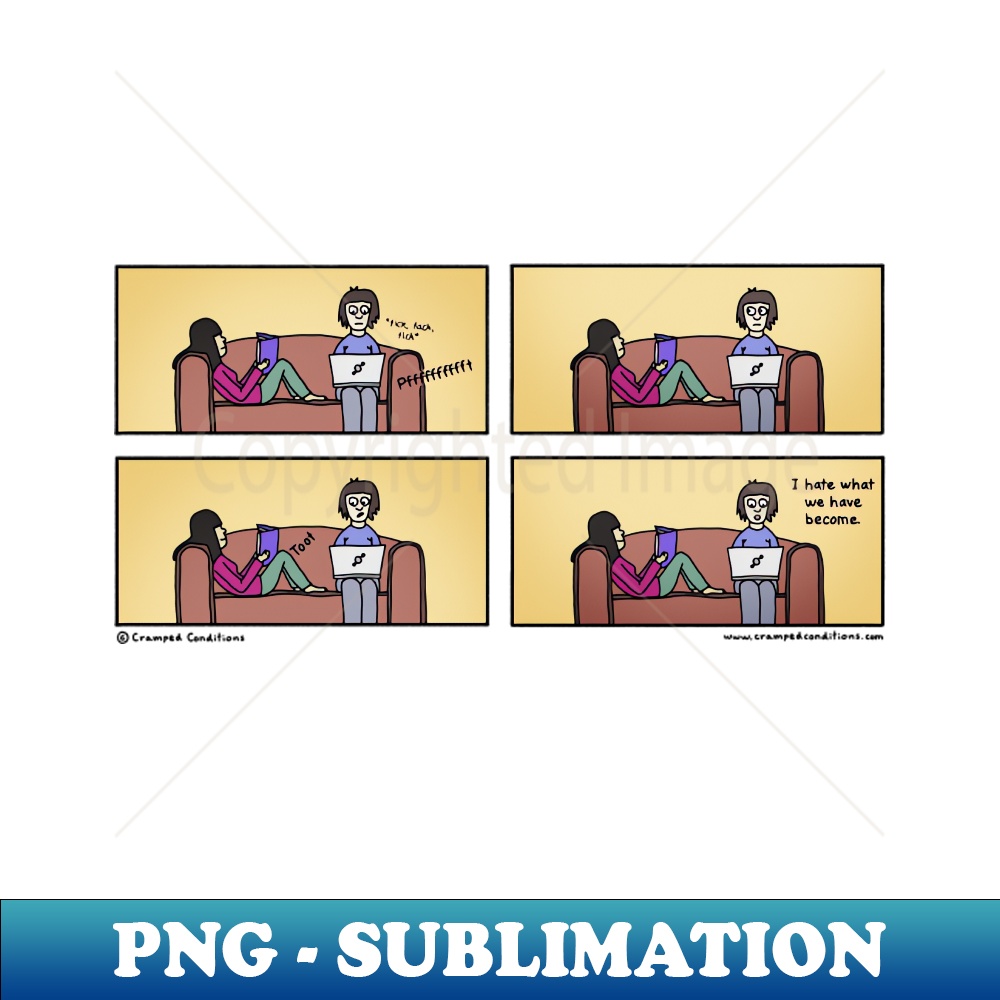 Farting Comic - Decorative Sublimation PNG File - Defying th | Inspire ...