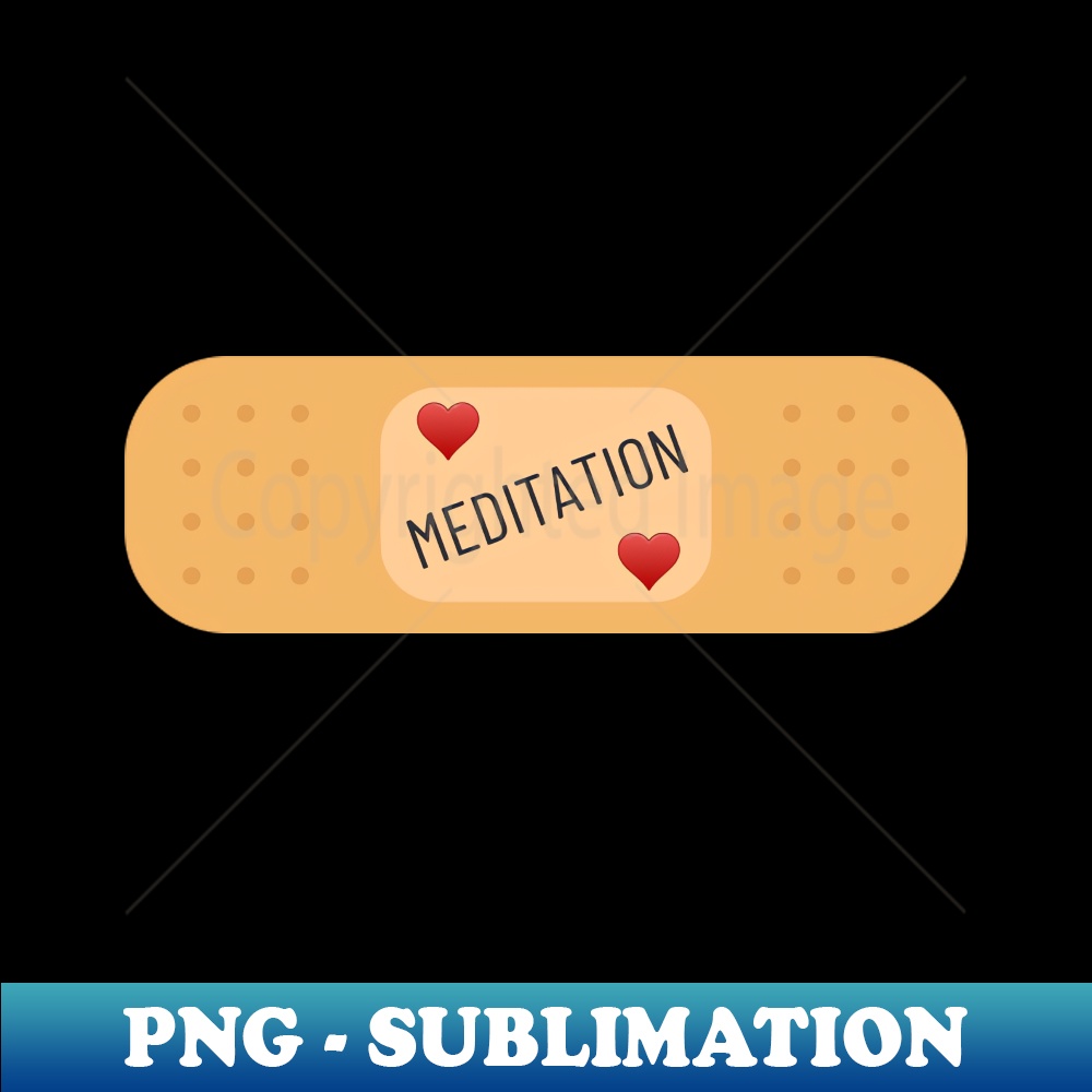 Meditation patch meditation bandaid - PNG Transparent Sublim | Inspire ...