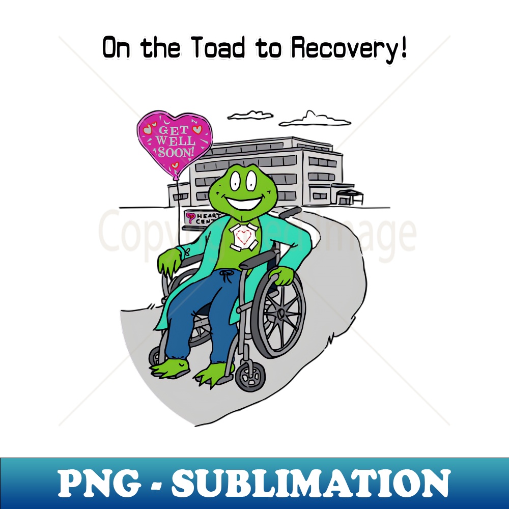 On The Toad To Recovery-Heart - PNG Transparent Sublimation | Inspire ...