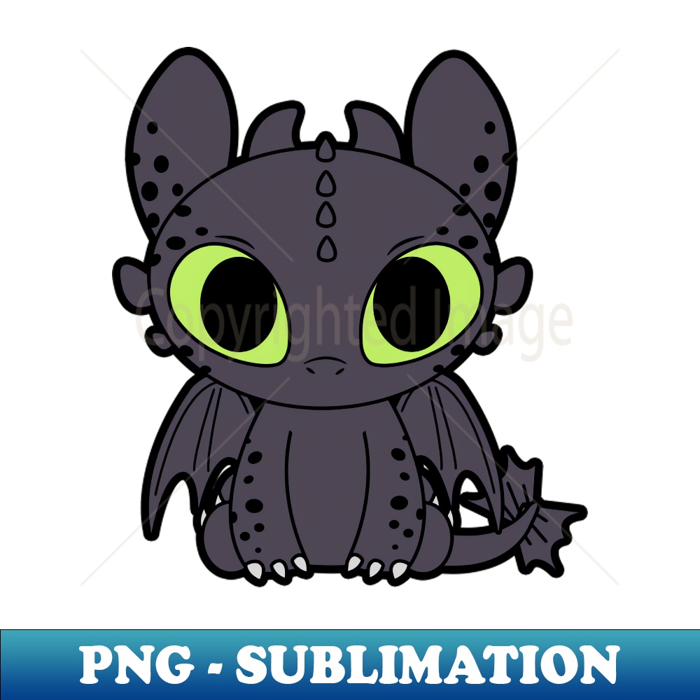 Cute Toothless - Aesthetic Sublimation Digital File - Perfec | Inspire ...