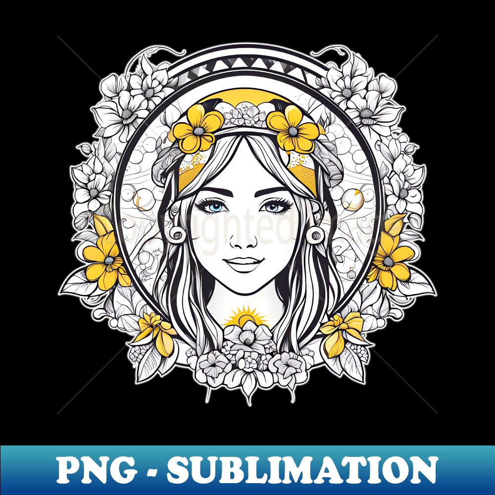 SUNSHINE-GIRL - High-Resolution PNG Sublimation File - Stunn - Inspire Uplift
