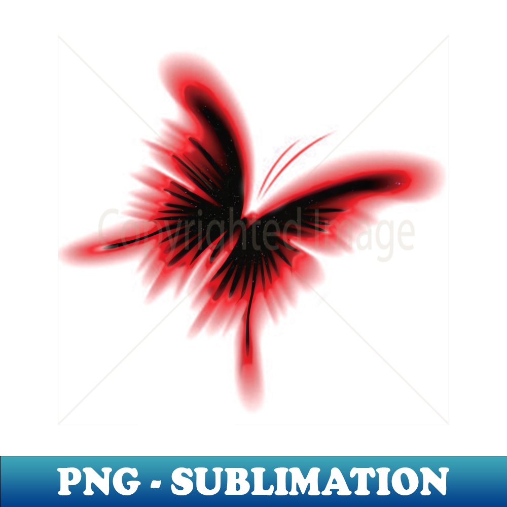 Butterfly Red - Artistic Sublimation Digital File - Perfect | Inspire ...