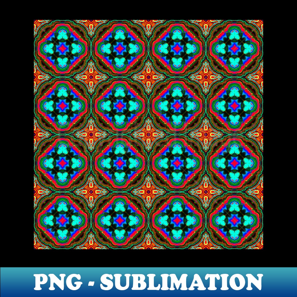 Moroccan arabic oriental tile pattern - Retro PNG Sublimatio | Inspire ...