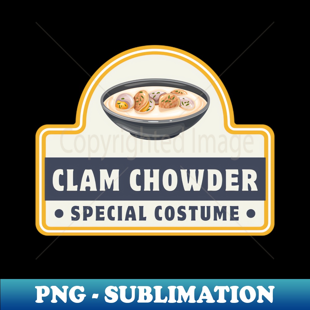 Clam Chowder Special Costume Halloween - Exclusive PNG Subli | Inspire ...