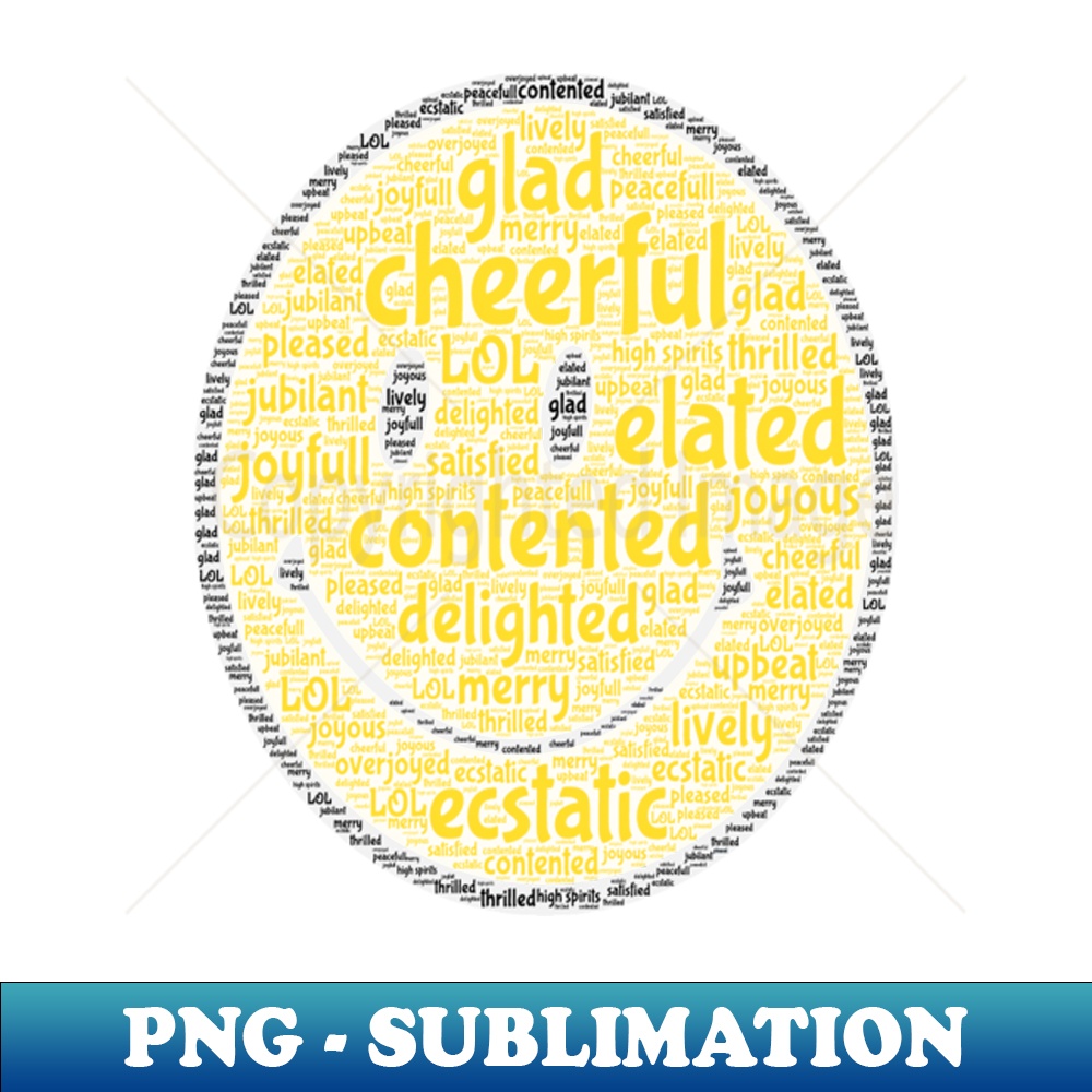 Happy Smile Glad Positive Smile-Bringing Cloud Word Face - D | Inspire ...