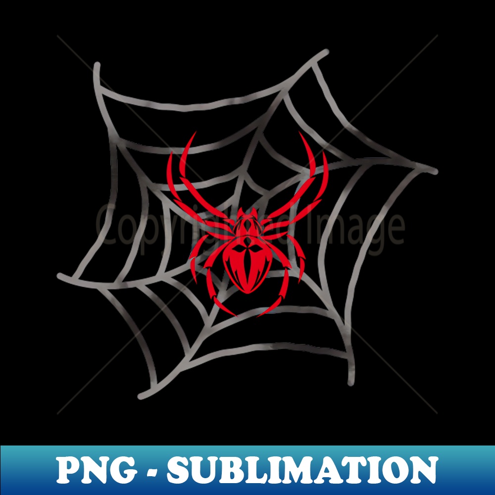 Red spider in spider web - Vintage Sublimation PNG Download | Inspire ...