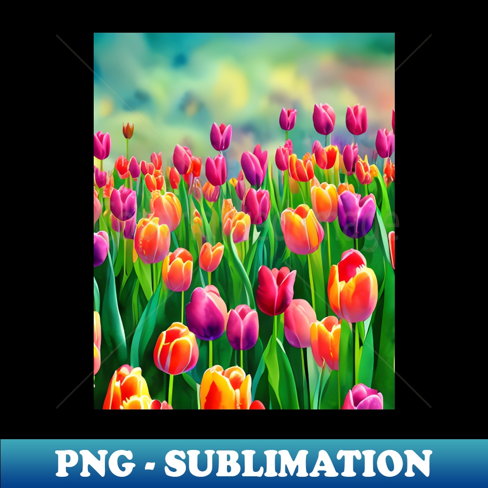 Watercolor Tulips - Signature Sublimation PNG File - Create - Inspire ...