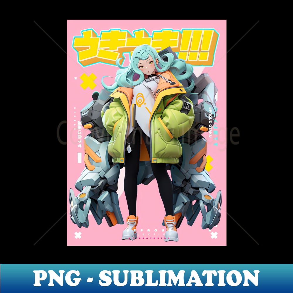 Ukiuki Girl - Be Proud Selection Anime Manga Cute Pop Art D | Inspire ...