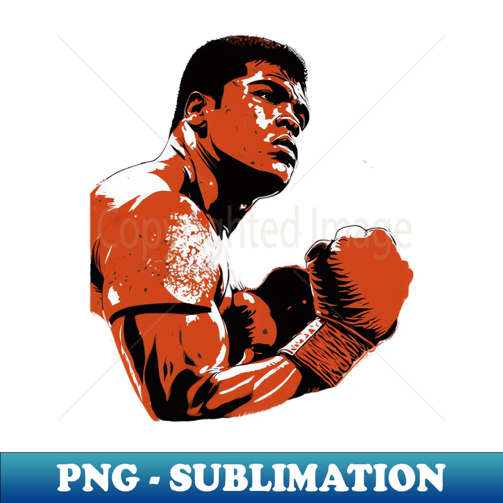 Muhammad Ali - Original Artwork - PNG Transparent Sublimatio | Inspire ...