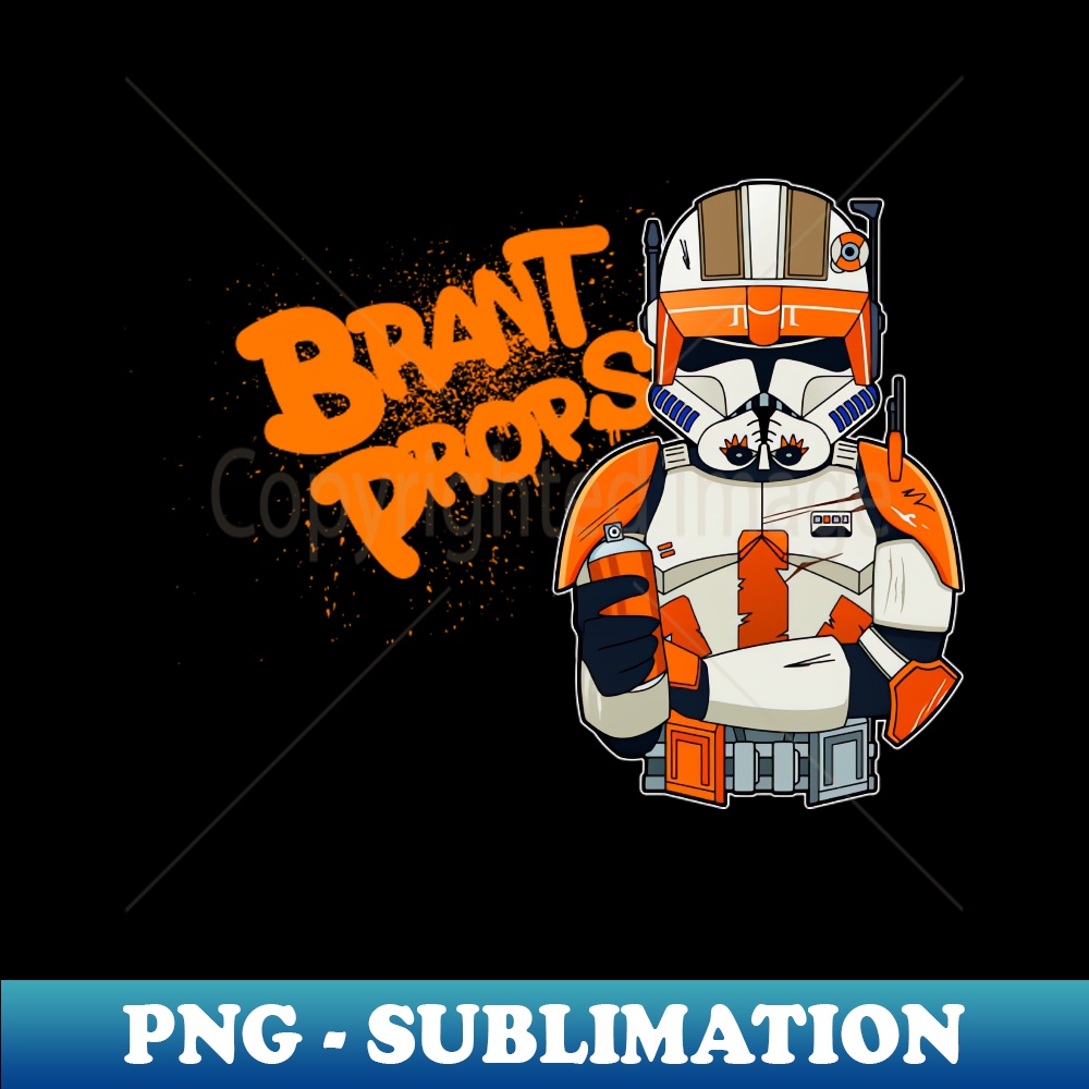 Brant Props Commander Cody Punk Graffiti - Premium PNG Subli | Inspire ...