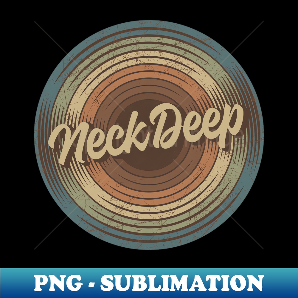 Neck Deep Vintage Vinyl - PNG Transparent Digital Download F | Inspire ...