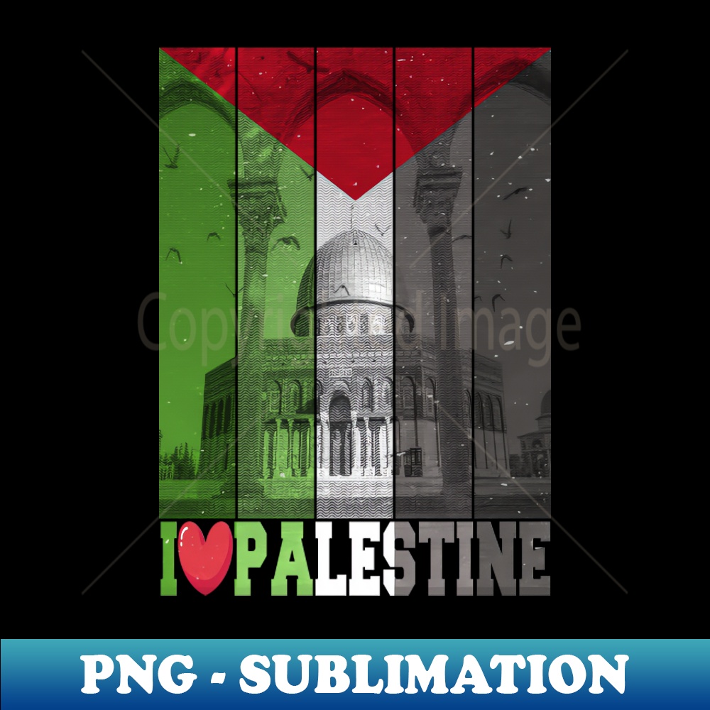 I Love Palestine Flag Of Palestine - PNG Transparent Sublima - Inspire ...