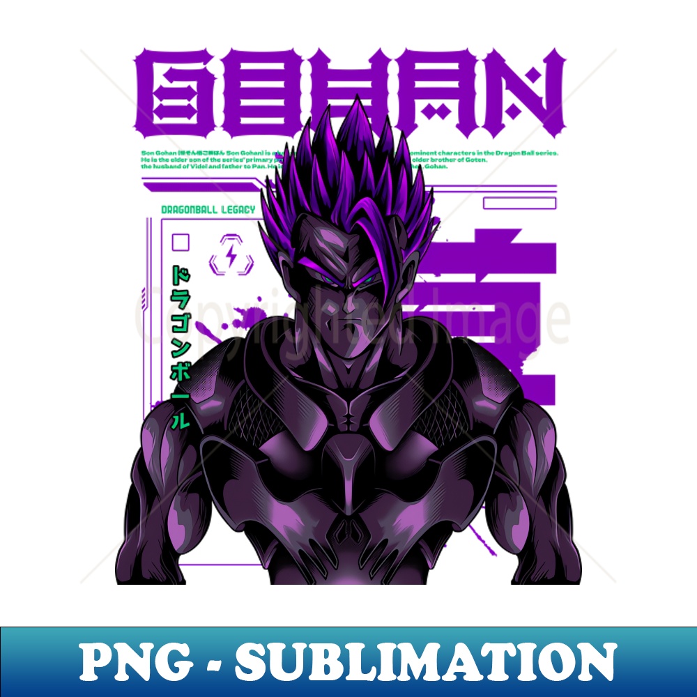 Saiyan Cyborg - Premium PNG Sublimation File - Create with C | Inspire ...