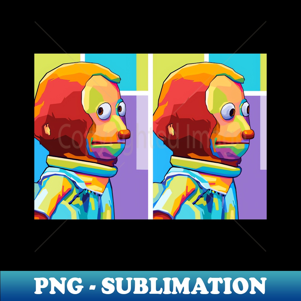 Cartoons Meme Wpap Pop Art - PNG Transparent Digital Downloa - Inspire ...
