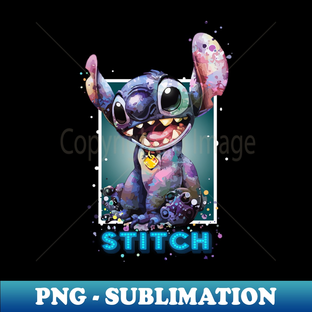 Stitch - PNG Transparent Sublimation Design - Stunning Subli | Inspire ...