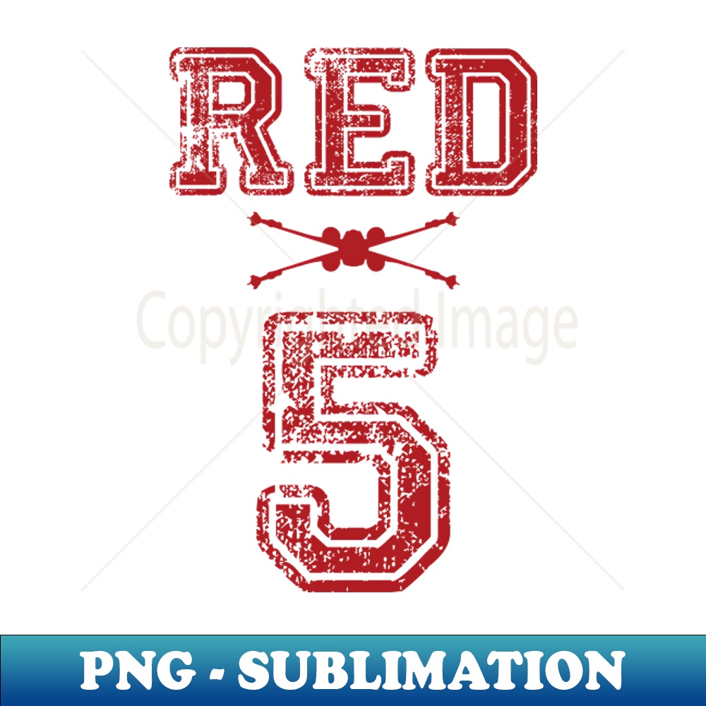 Red 5 - Retro PNG Sublimation Digital Download - Unleash You | Inspire ...