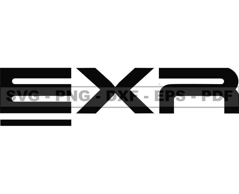 EXR Logo Style Svg, Fashion Brand Logo 159 - Inspire Uplift
