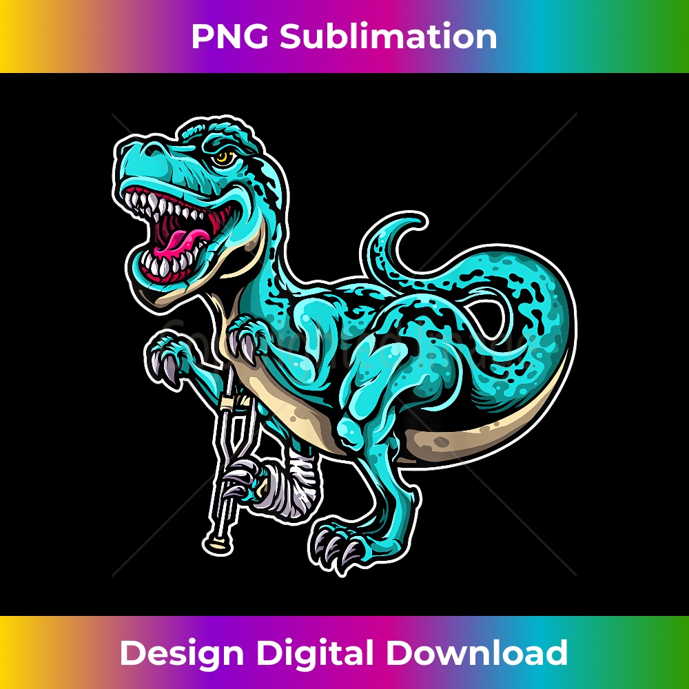 Broken Leg Dinosaur Cute Dino Bone Injury Funny Patient Gi - | Inspire ...