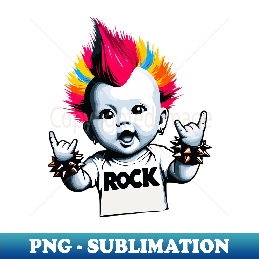 ROCK BABY HORN SIGN - Professional Sublimation Digital Downl | Inspire ...