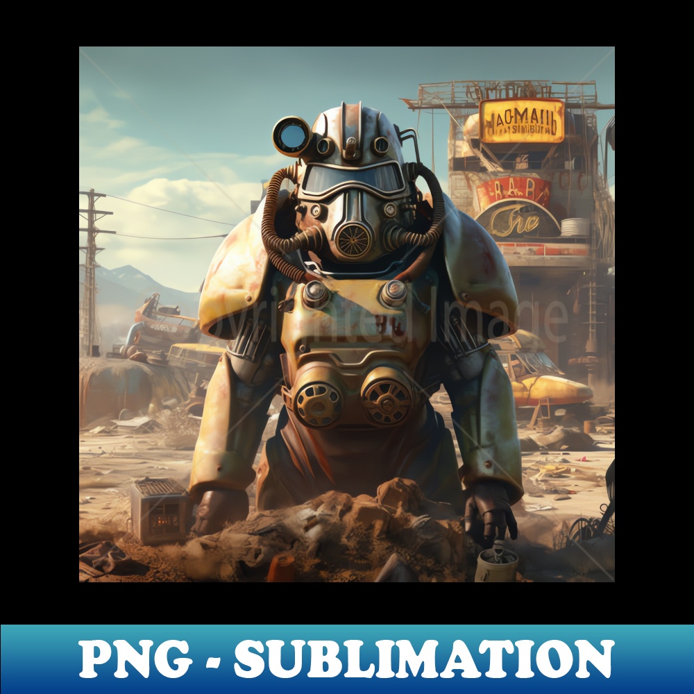 Fallout Inspired Power Armor - Unique Sublimation PNG Downlo | Inspire ...