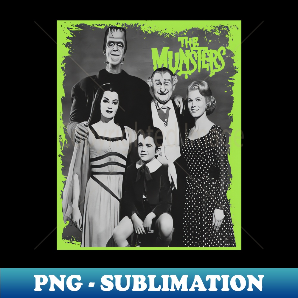 Vintage The Munsters - PNG Transparent Sublimation Design - | Inspire ...