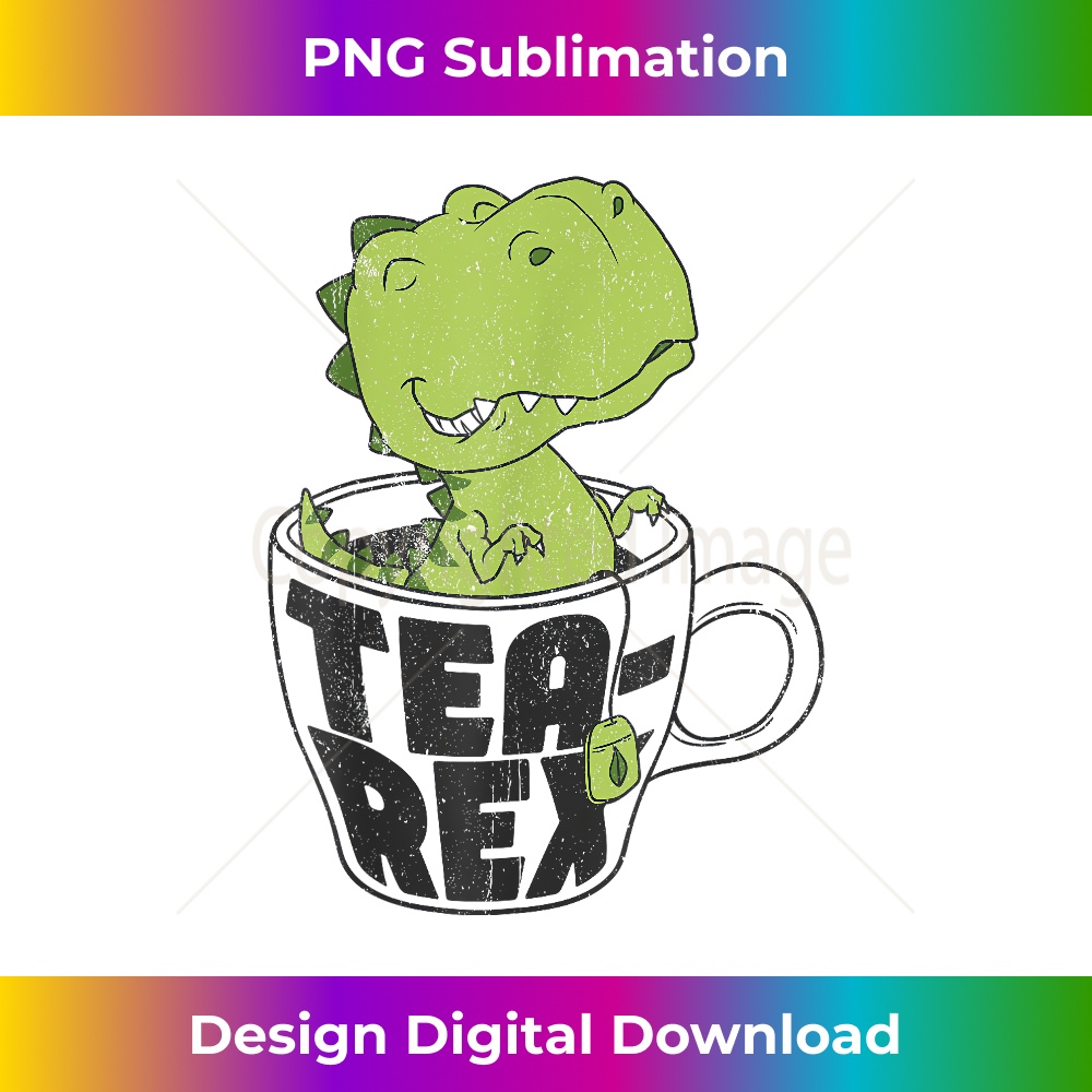 Tea Rex Cute T Rex Dinosaur Dino Tea L - Edgy Sublimation Di | Inspire ...