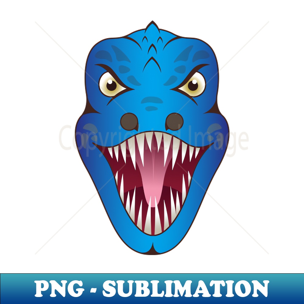 Blue Spinosaurus Dinosaur Head - High-Resolution PNG Sublima | Inspire ...