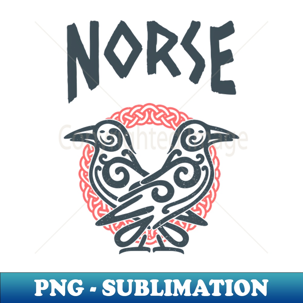 Norse Huginn Muninn - Unique Sublimation PNG Download - Bol | Inspire ...