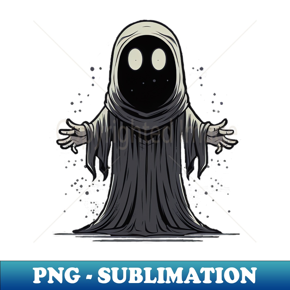 Cheeky Ghost Whimsical Artwork - Artistic Sublimation Digita | Inspire ...