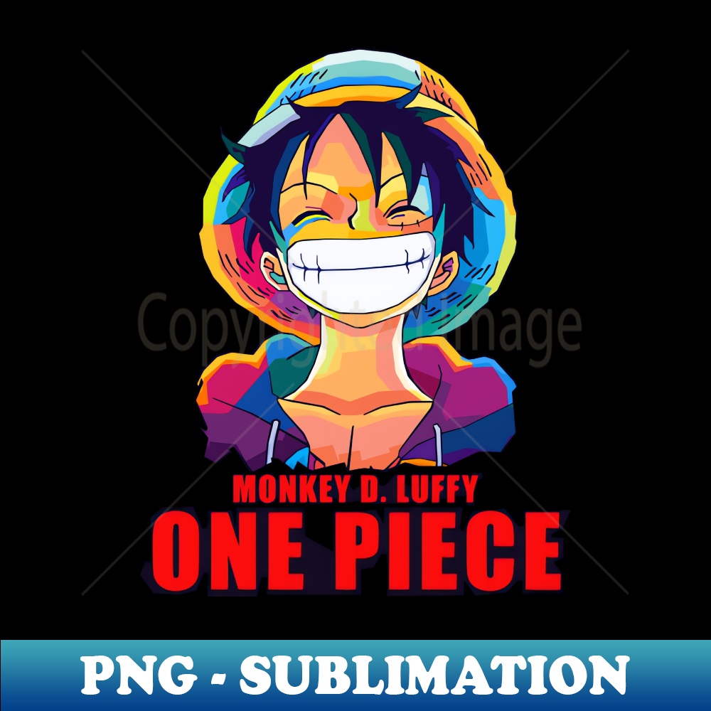 Luffy One Piece - Signature Sublimation PNG File - Spice Up | Inspire ...