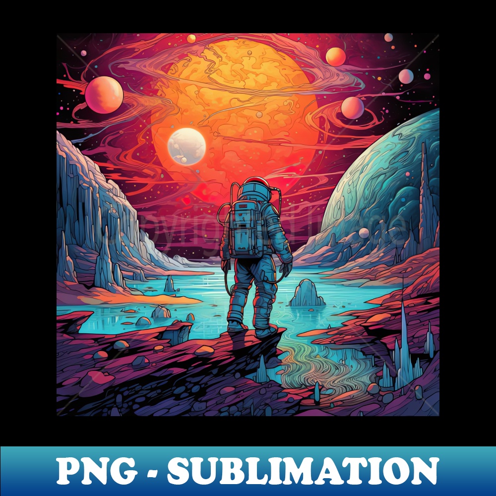 Spaceman Astronaut Exploring Foreign Planet - Sublimation-Re | Inspire ...