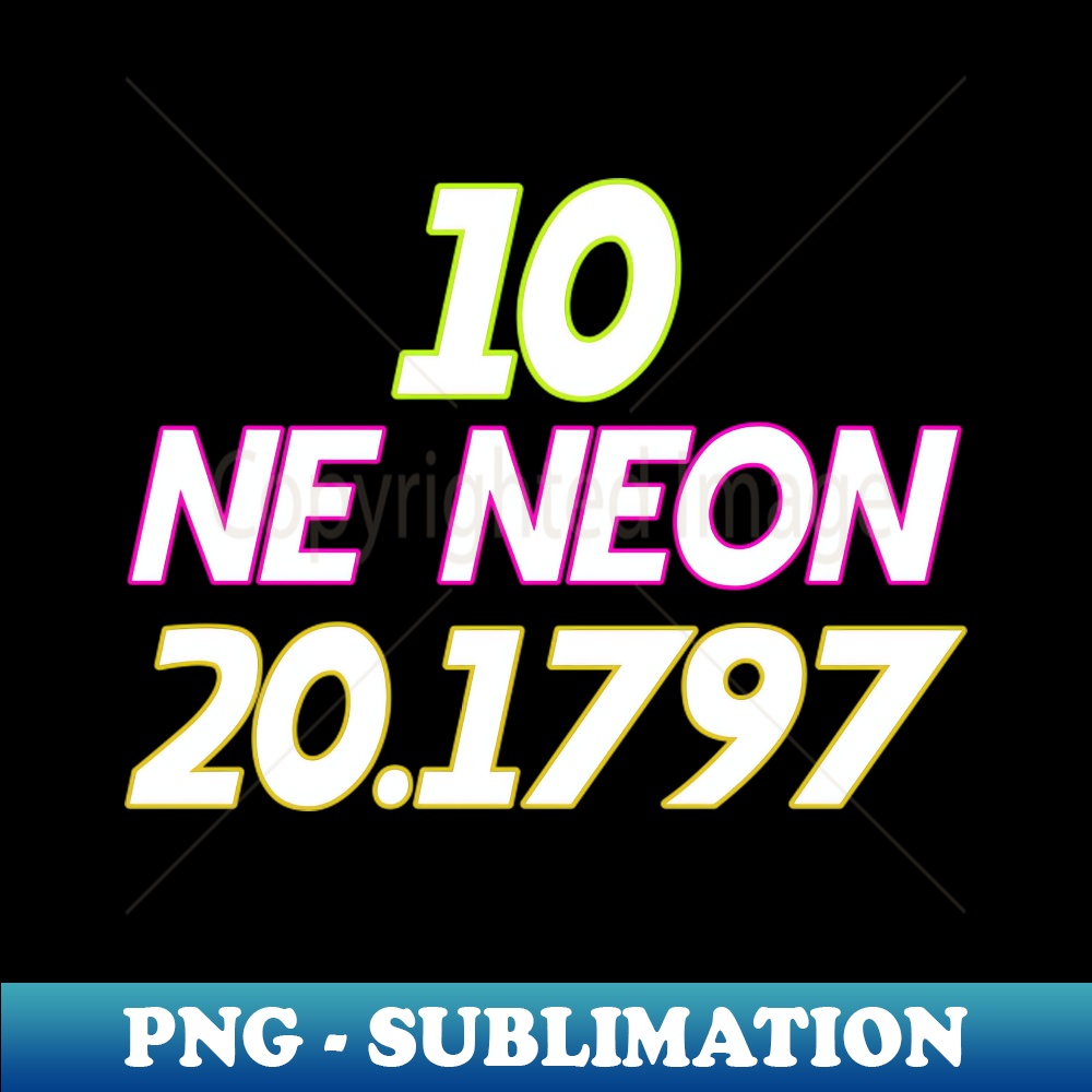 Neon Element Of The Chemistry Periodic Table For Scientists | Inspire ...