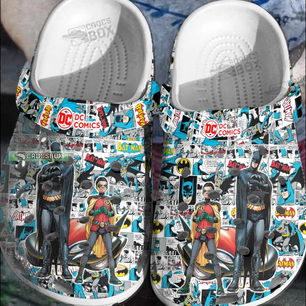Comic Batman And Robin Crocs Shoes | Inspire Uplift