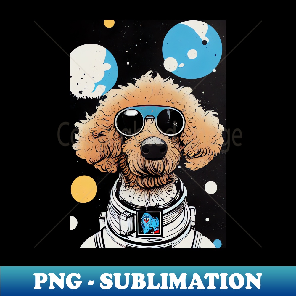 Astronaut royal poodle portrait - PNG Transparent Digital Do | Inspire ...