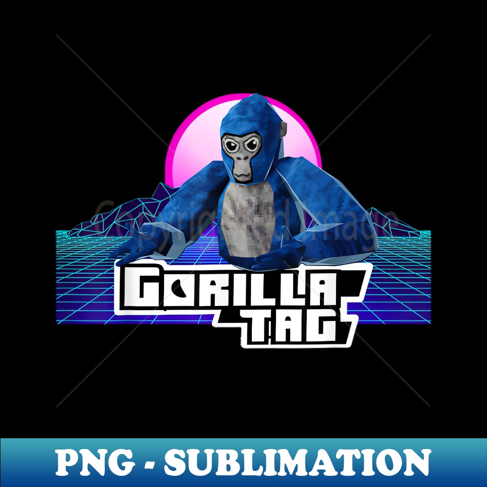 Monkey Tag Gorilla VR Gamer - Instant Sublimation Digital Do | Inspire ...