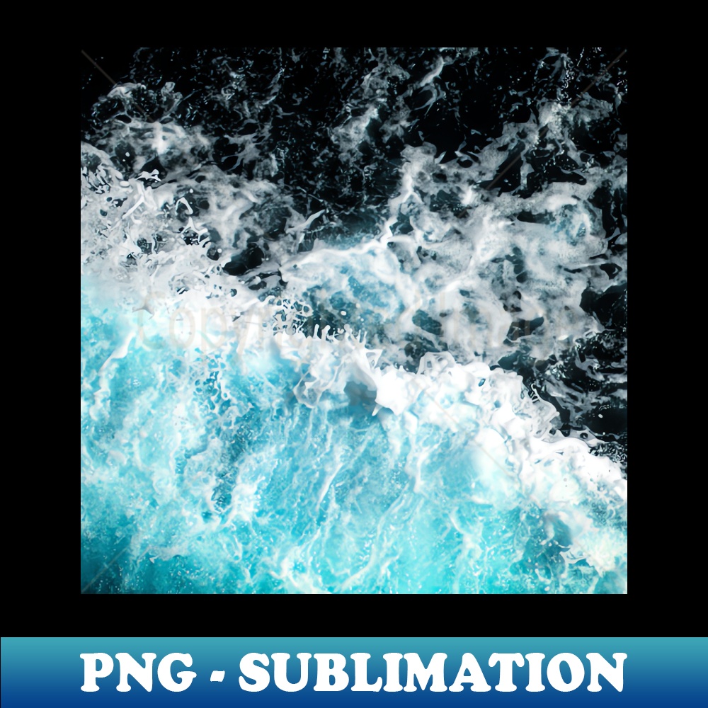 Dark-Light Ocean Waves - Trendy Sublimation Digital Download | Inspire ...