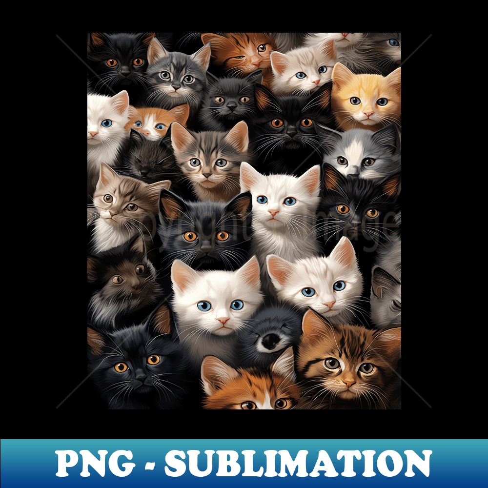 Funny Cat many cats Cute Kawaii Cat Cute eyes many kittens - - Inspire ...