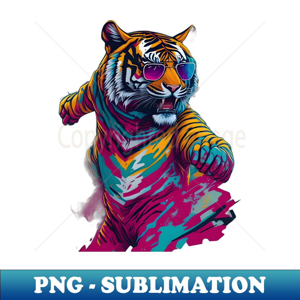 Colorful Tiger - Creative Sublimation PNG Download - Create - Inspire ...