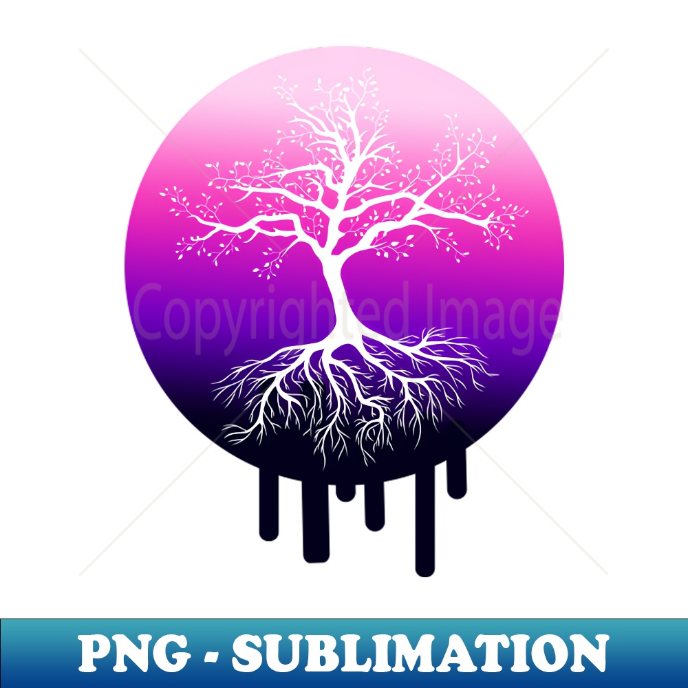 Tree Drop - PNG Transparent Sublimation Design - Capture Ima - Inspire ...