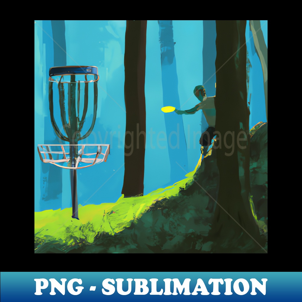Disc Golf in a Wooded Forest - Special Edition Sublimation P | Inspire ...