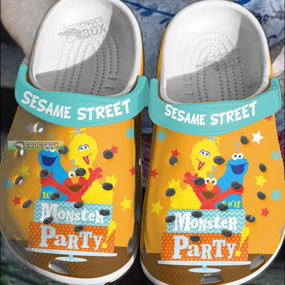 Sesame Street Monster Party Crocs Shoes | Inspire Uplift