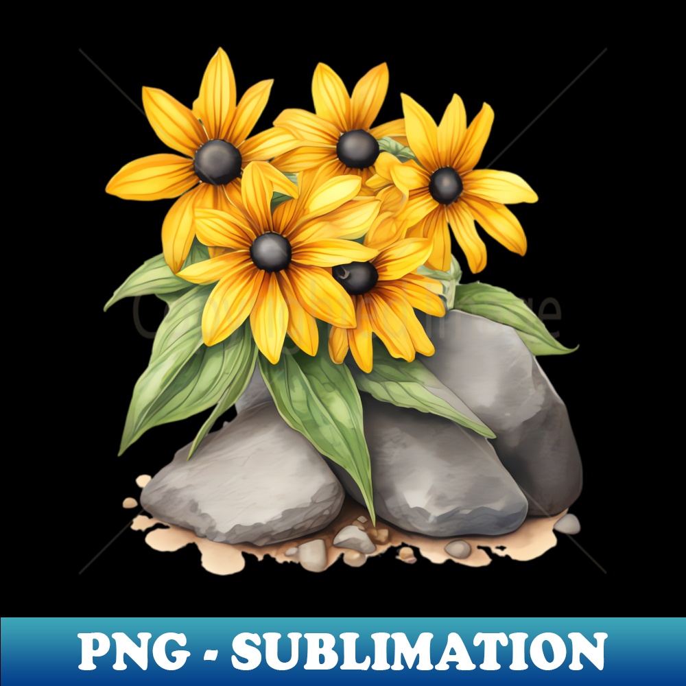 Black-Eyed Susan plant - High-Quality PNG Sublimation Downlo | Inspire ...