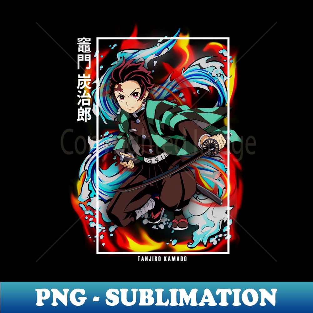 tanjiro element - PNG Transparent Sublimation File - Perfect | Inspire ...