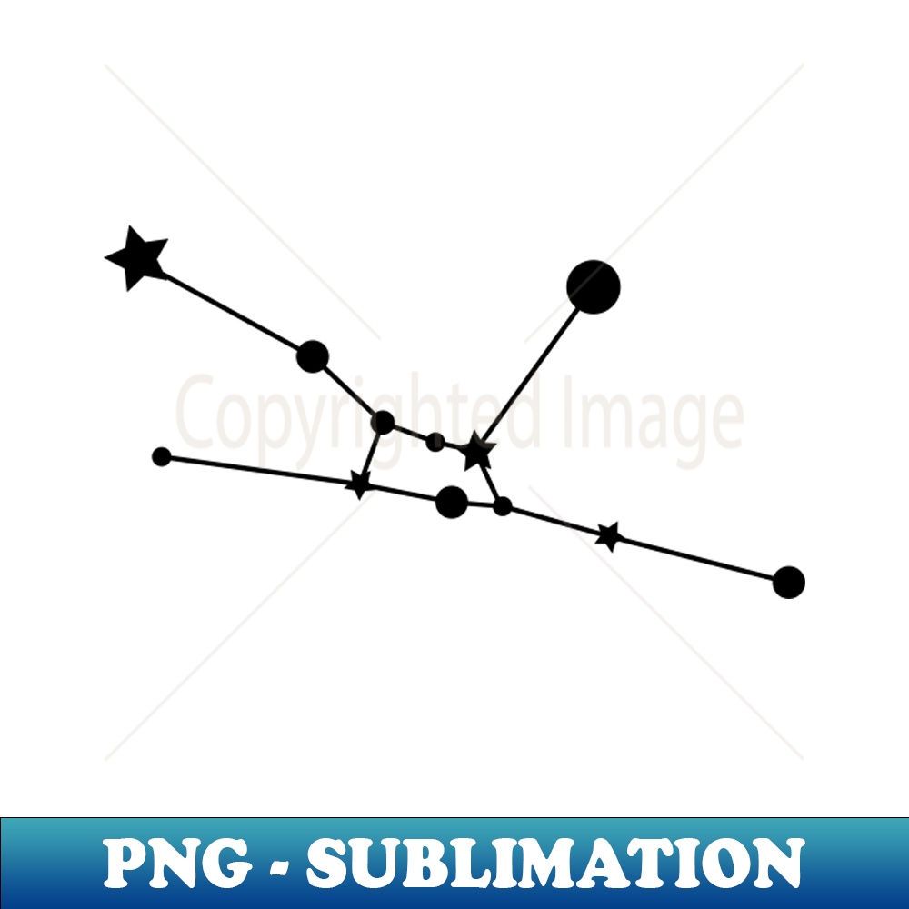 Taurus Zodiac Constellation in Black - PNG Transparent Subli | Inspire ...